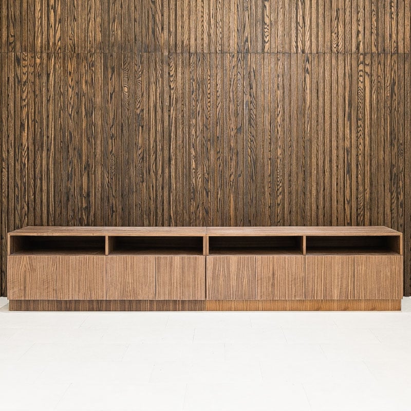 Solid Wood Slat Wall Panels Toronto ️ Custom Slatted Panels