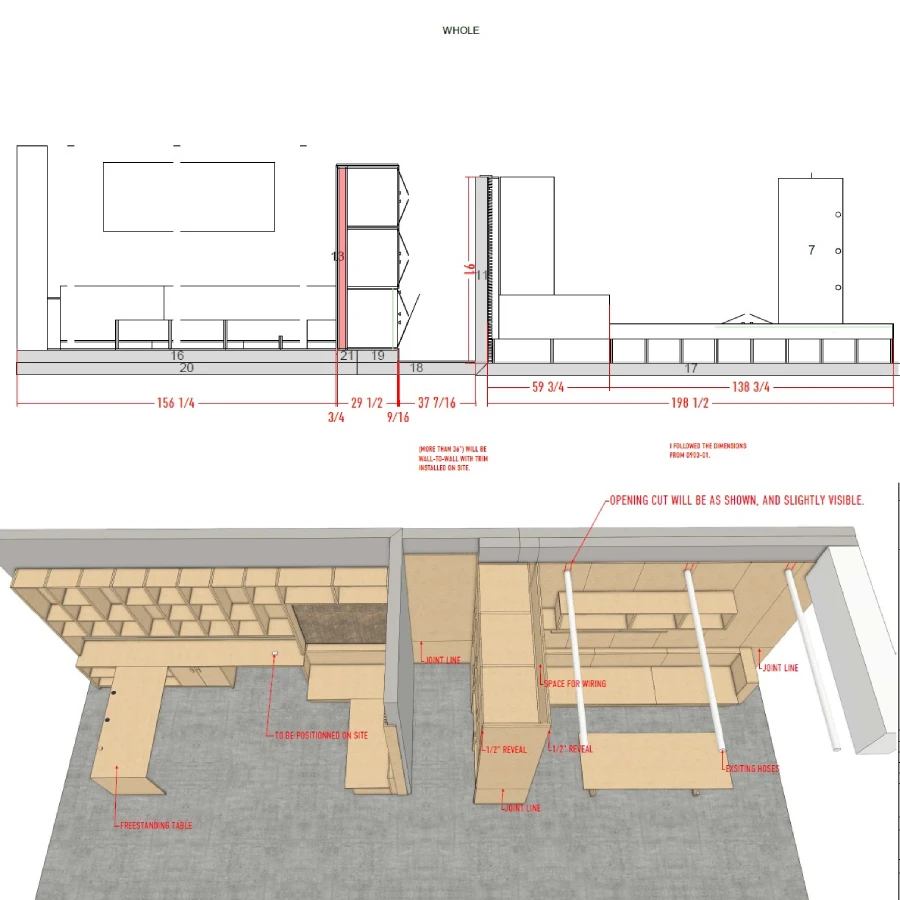 Millwork Shop Drawing & Design Engineering Services ️ 1BENMU